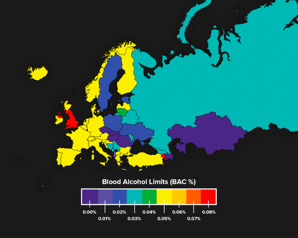Drink Driving Limits: Compared Around the World | Prestone