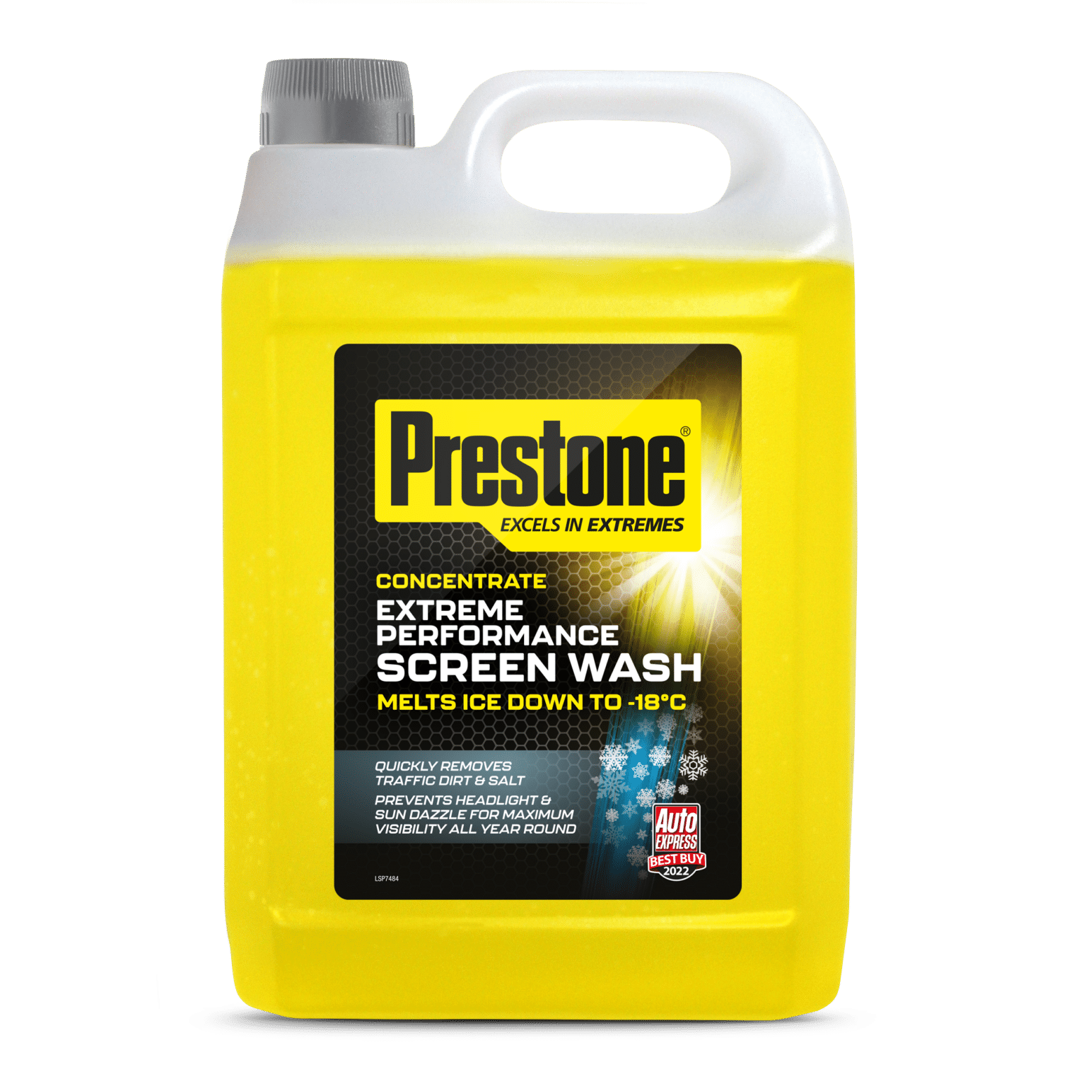 Prestone Extreme Performance Screen Wash | Melts Ice to -18°C