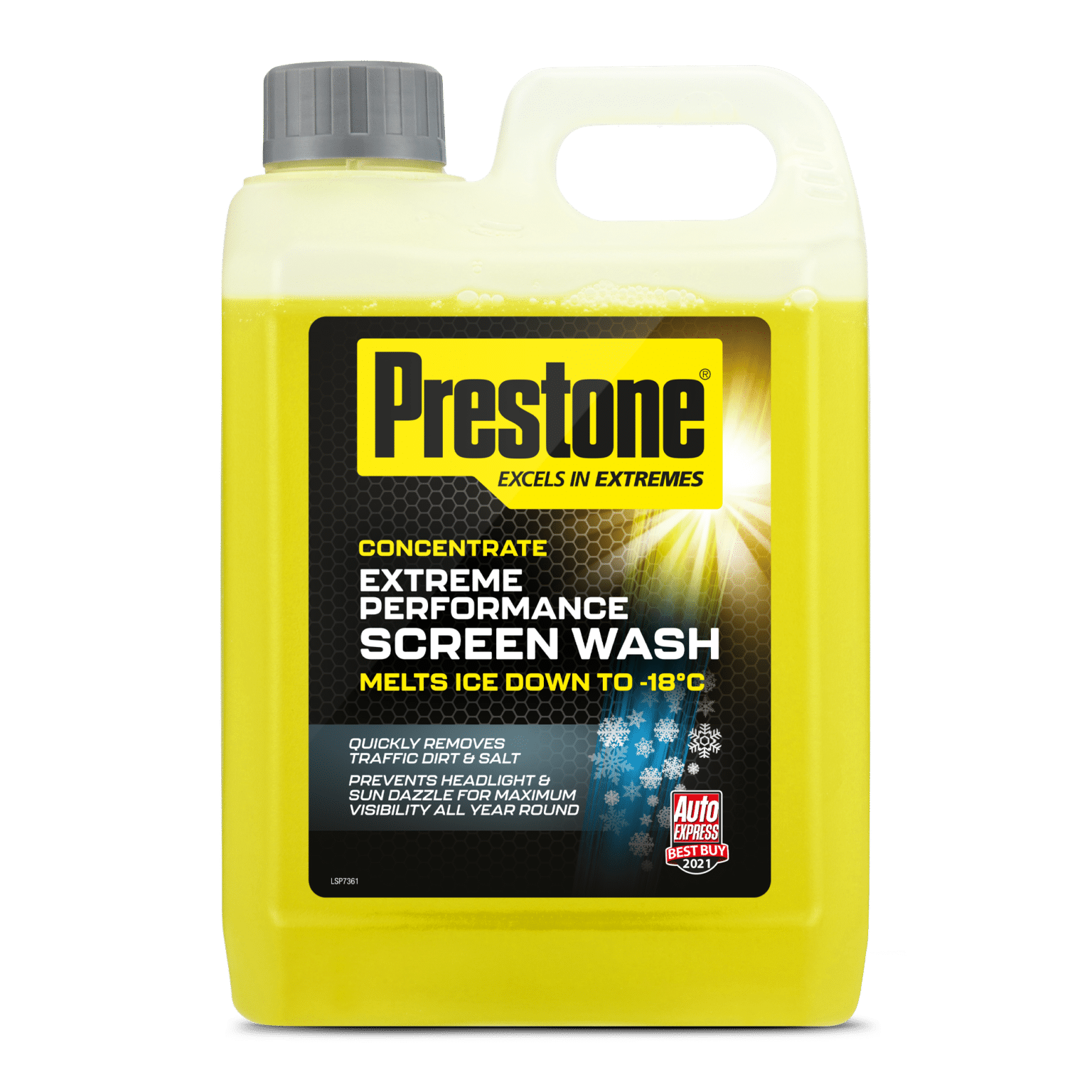 Prestone Extreme Performance Screen Wash | Melts Ice to -18°C